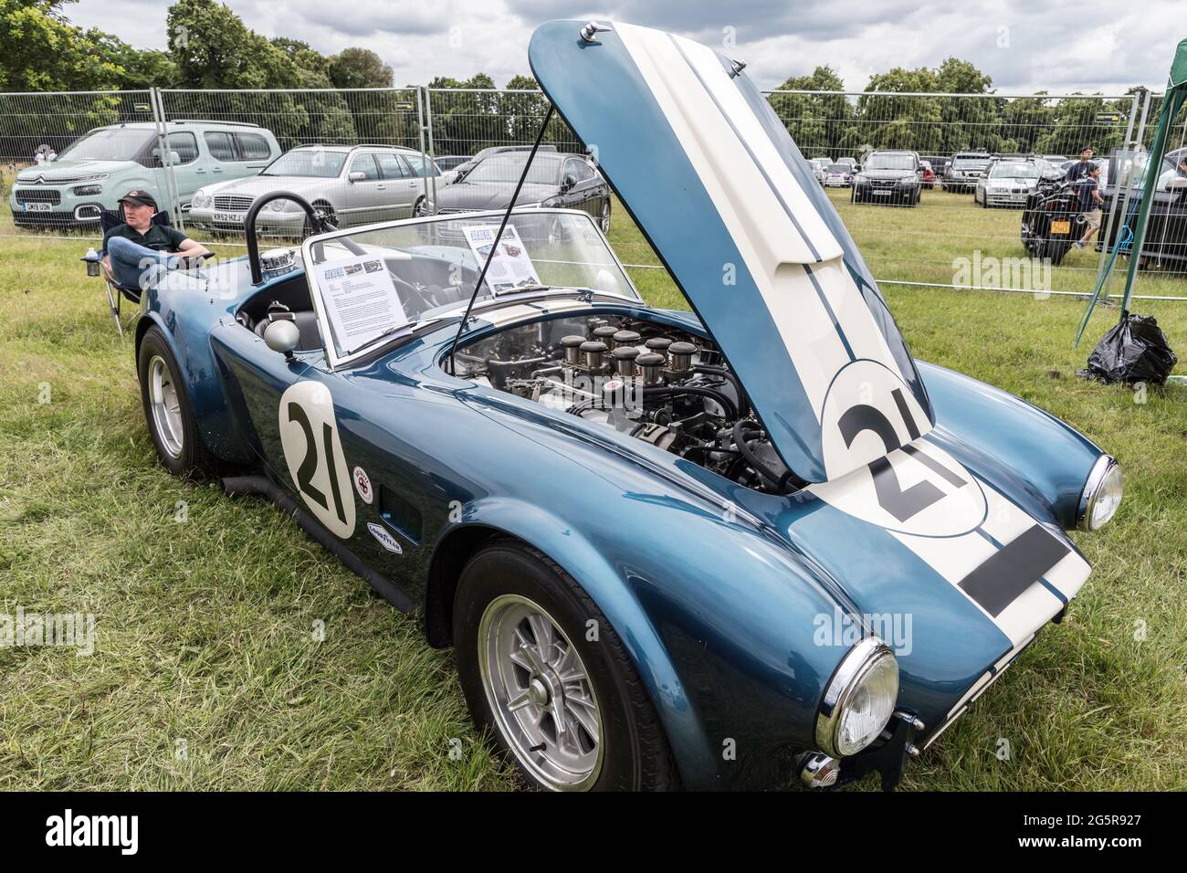 AC Cobra Replica Syon Park Classic Car Show 2021 London Stock Photo - Alamy