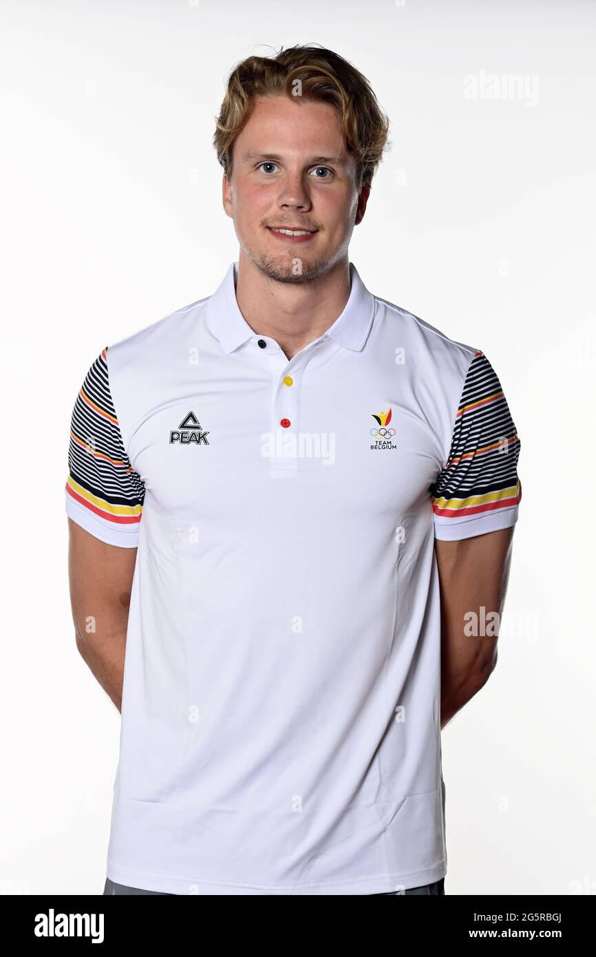 Thibaut Vervoort pictured during a photoshoot for the Belgian Olympic ...