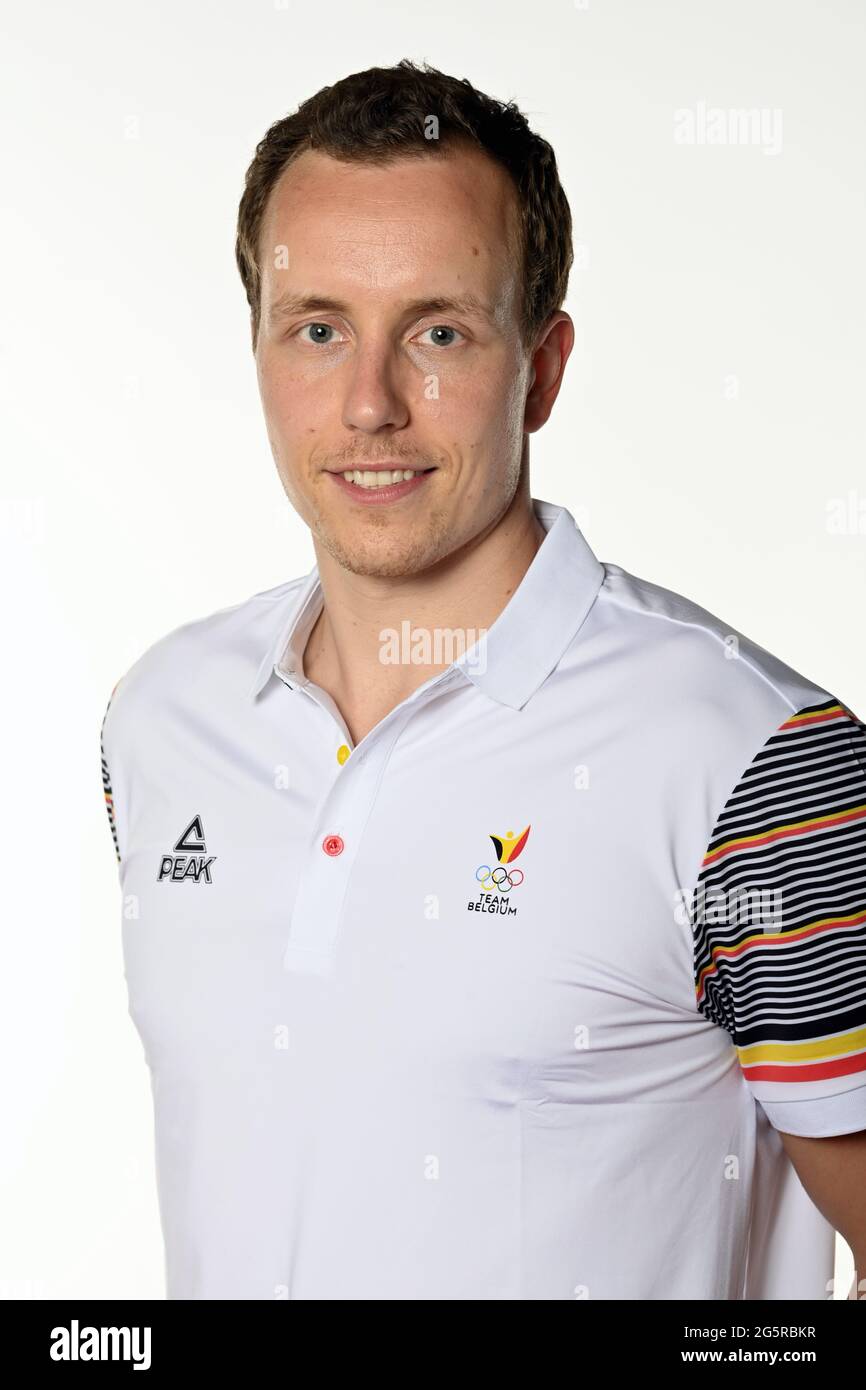 Nick Celis pictured during a photoshoot for the Belgian Olympic Committee BOIC - COIB ahead of ...