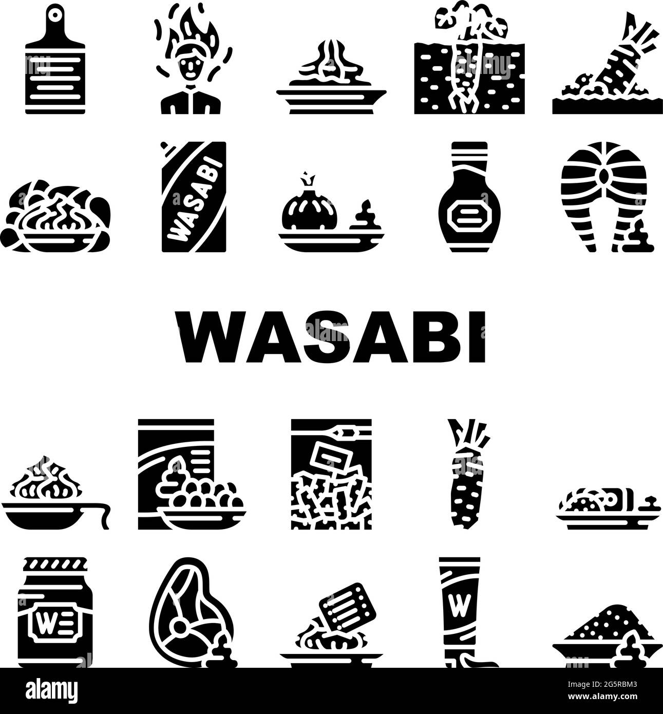 Vector black icon pack crisps hi-res stock photography and images - Alamy