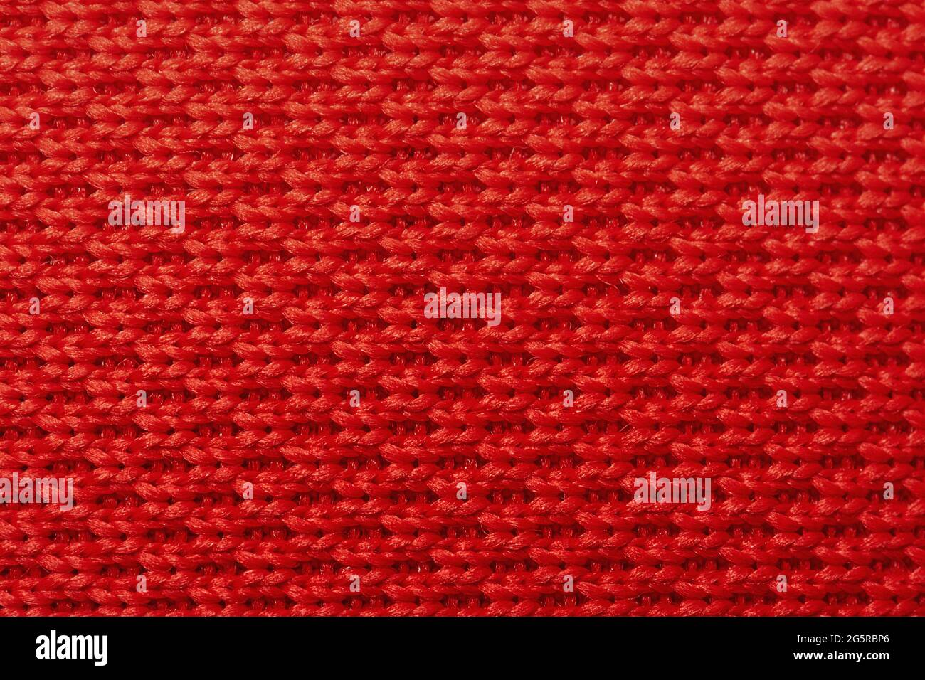 red fabric texture. Background from fabric with weaving in red ...