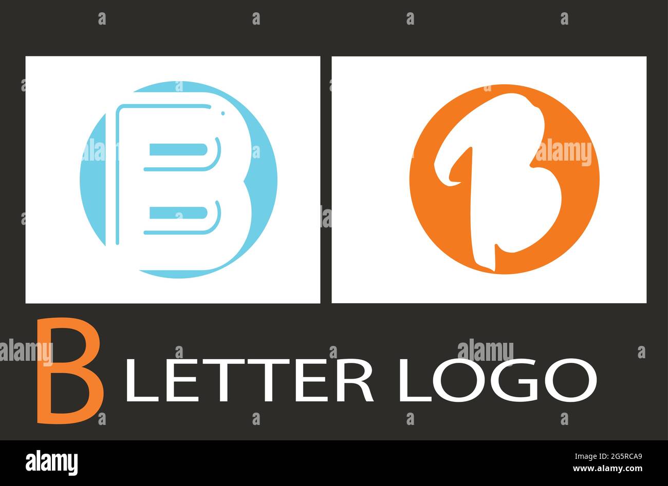 B letter logo template for design Stock Vector Image & Art - Alamy