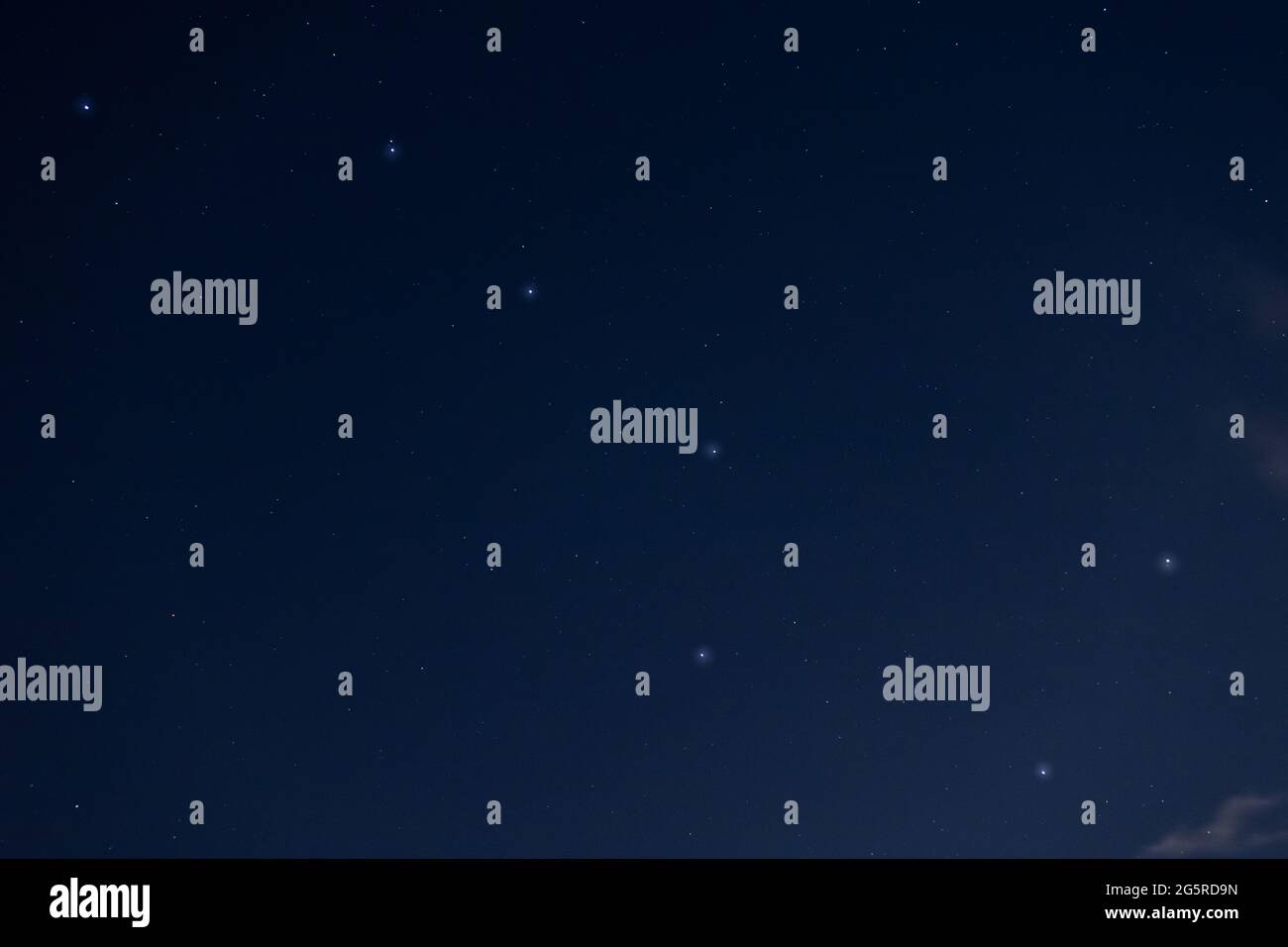 Big Dipper/Ursa Major Constellation in Night Sky Stock Photo - Alamy