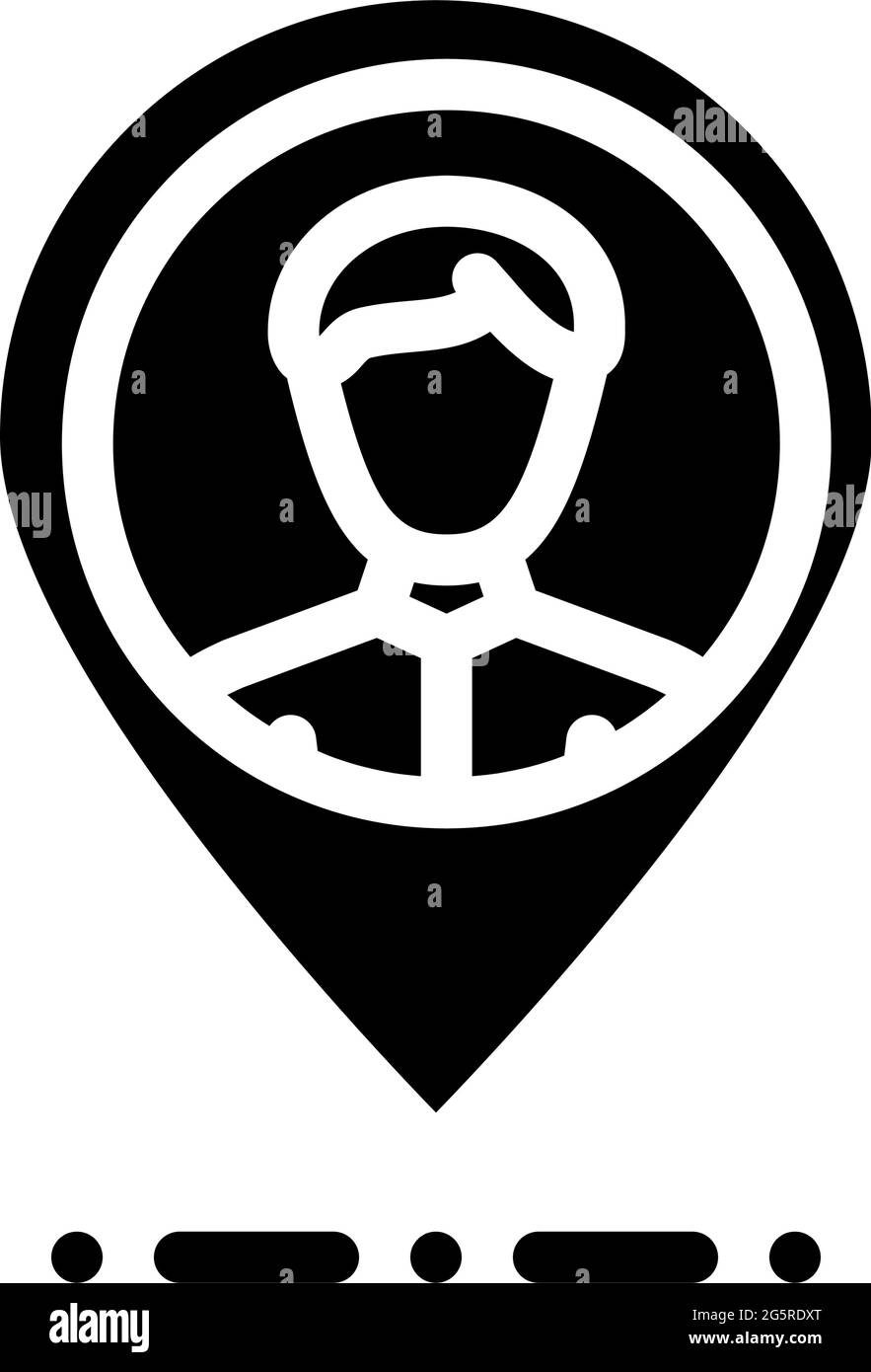 client geo tag kyc glyph icon vector illustration Stock Vector Image ...