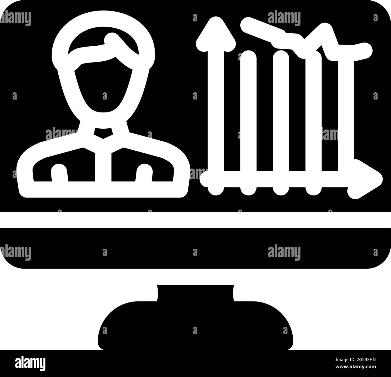 client activity analysis kyc glyph icon vector illustration Stock ...