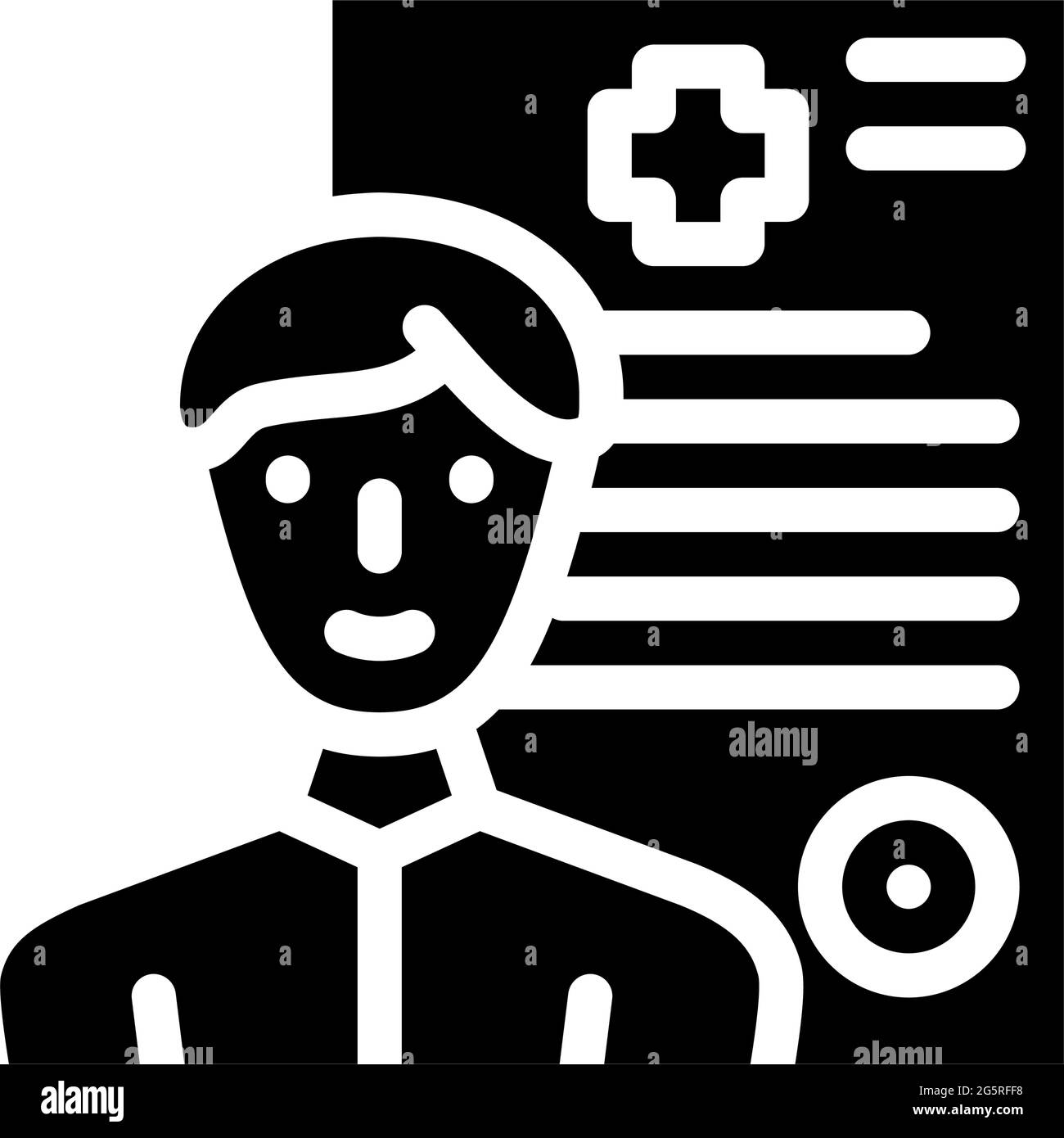 Kyc know customer glyph icon Cut Out Stock Images & Pictures - Alamy