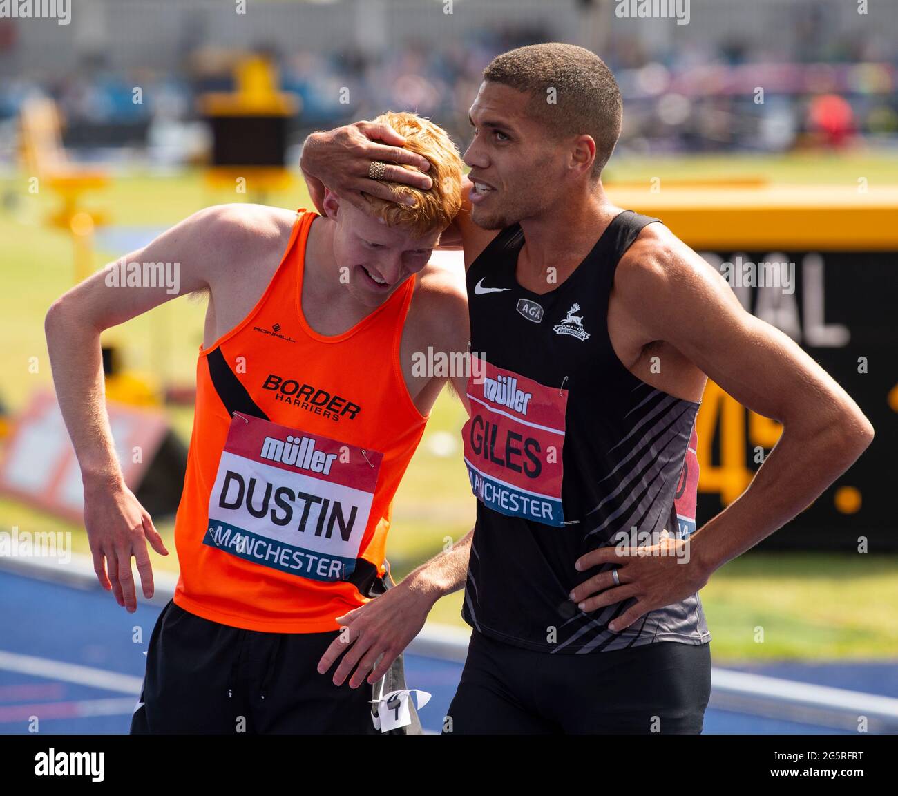 MANCHESTER - ENGLAND 25/27 JUN 21: Oliver Dustin and Elliot Giles ...