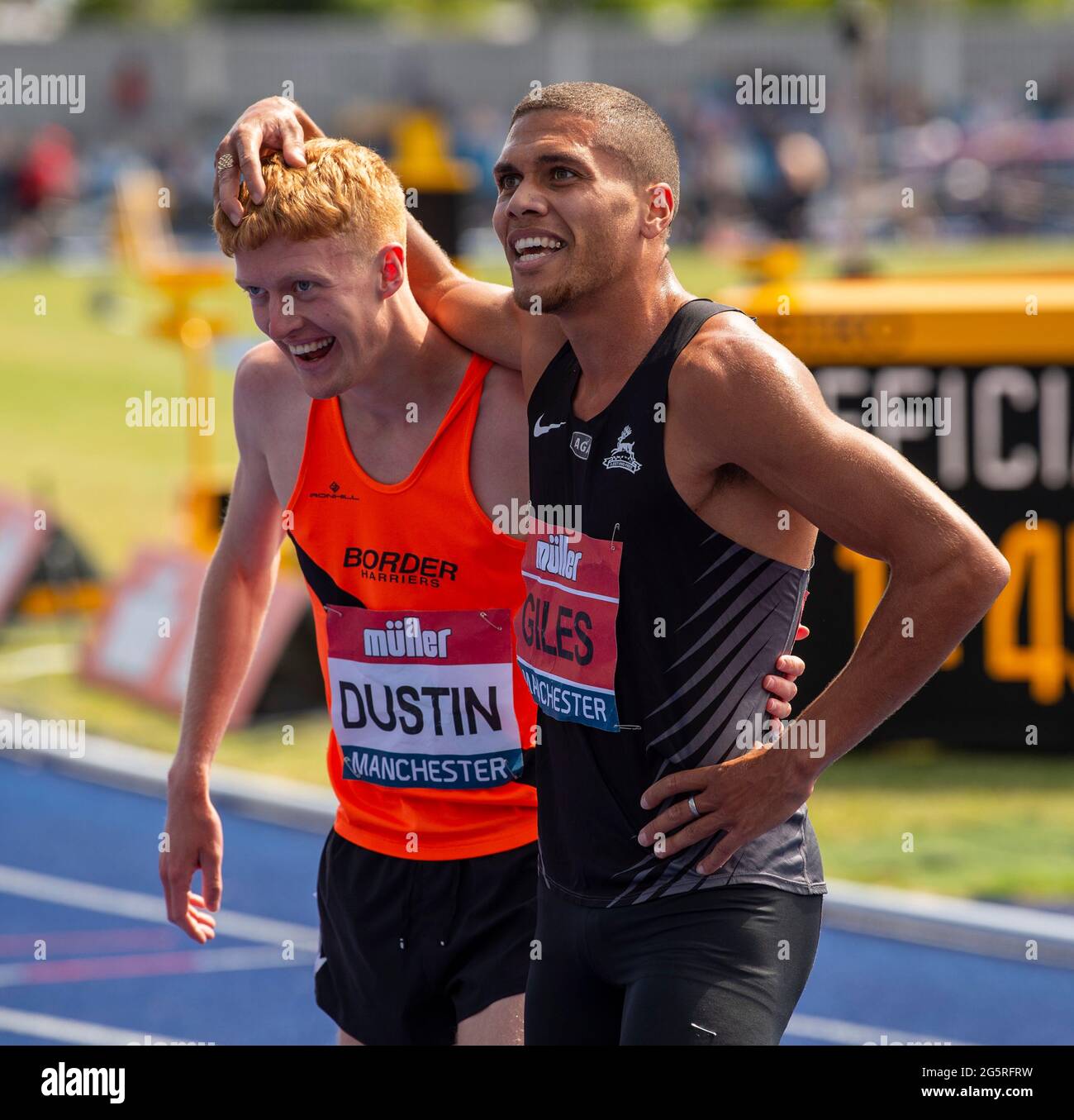 MANCHESTER - ENGLAND 25/27 JUN 21: Oliver Dustin and Elliot Giles ...