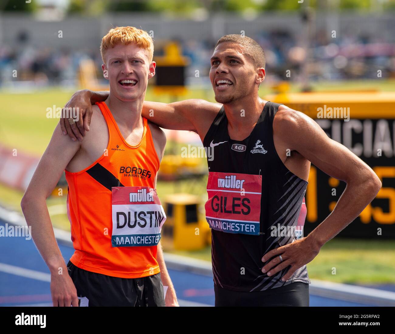 MANCHESTER - ENGLAND 25/27 JUN 21: Oliver Dustin and Elliot Giles ...