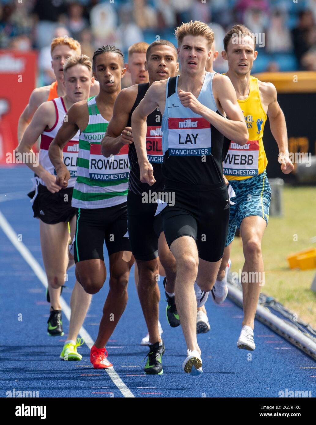 MANCHESTER - ENGLAND 25/27 JUN 21: Joshua Lay competing in the men’s ...