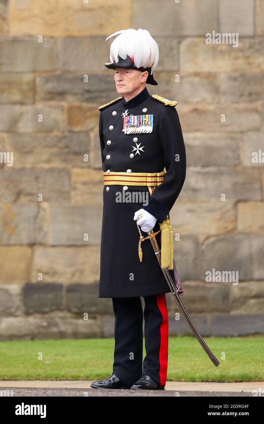 Governor of Edinburgh Castle, Major General Alastair Bruce of Crionaich ...