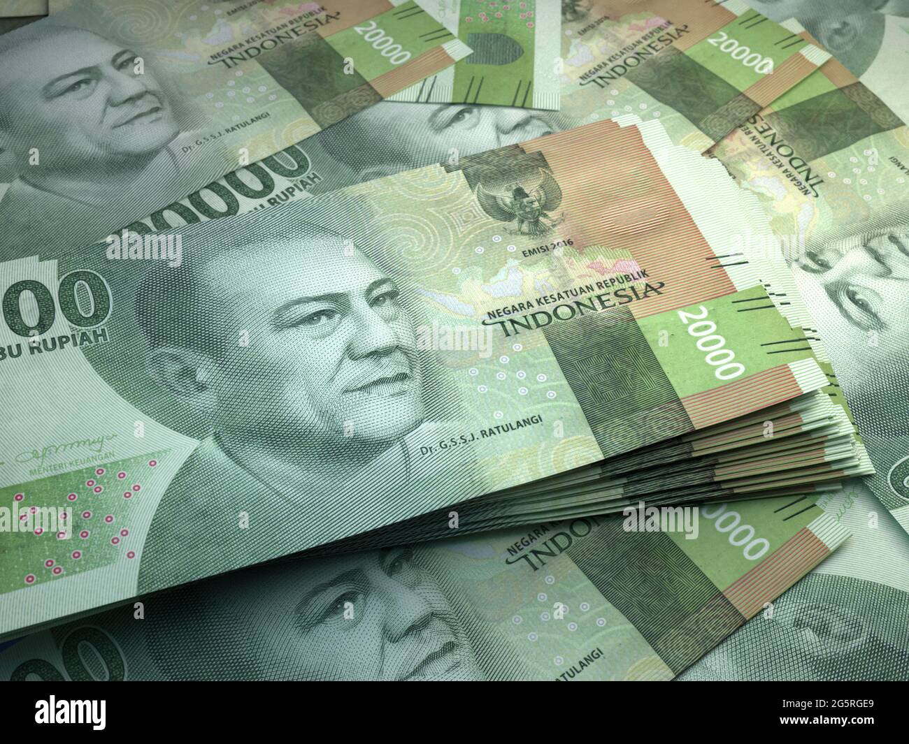 Money of Indonesia. Indonesian rupiah bills. IDR banknotes. 20000 ...