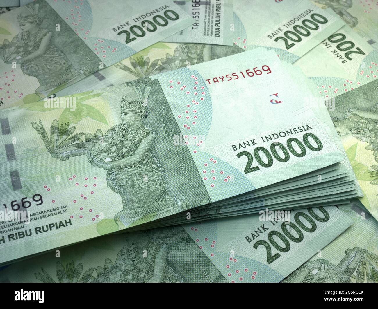Money of Indonesia. Indonesian rupiah bills. IDR banknotes. 20000 ...
