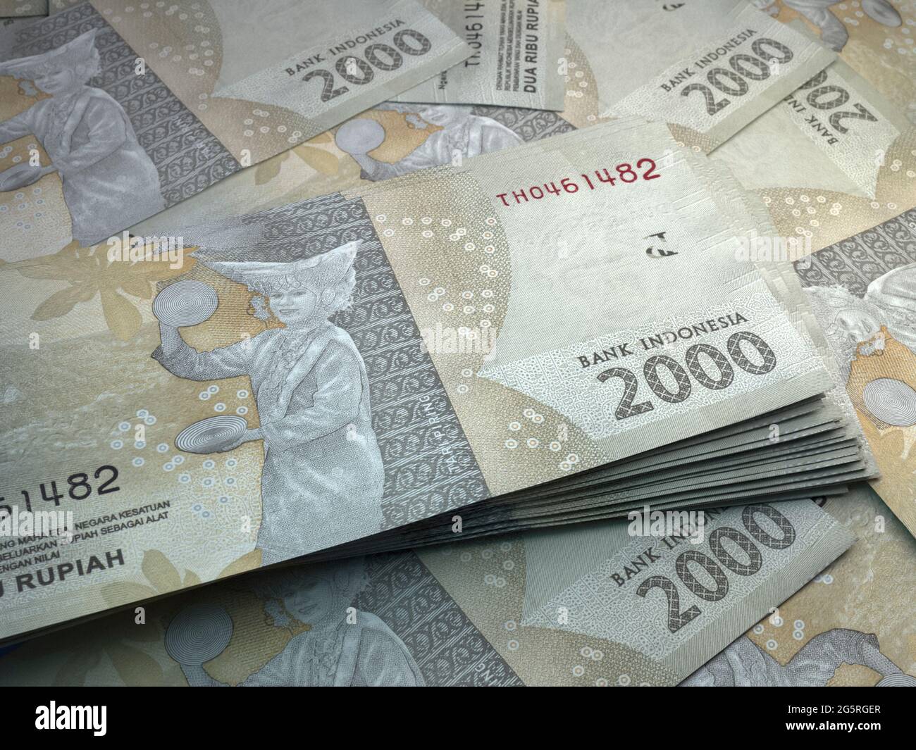 Money of Indonesia. Indonesian rupiah bills. IDR banknotes. 2000 ...