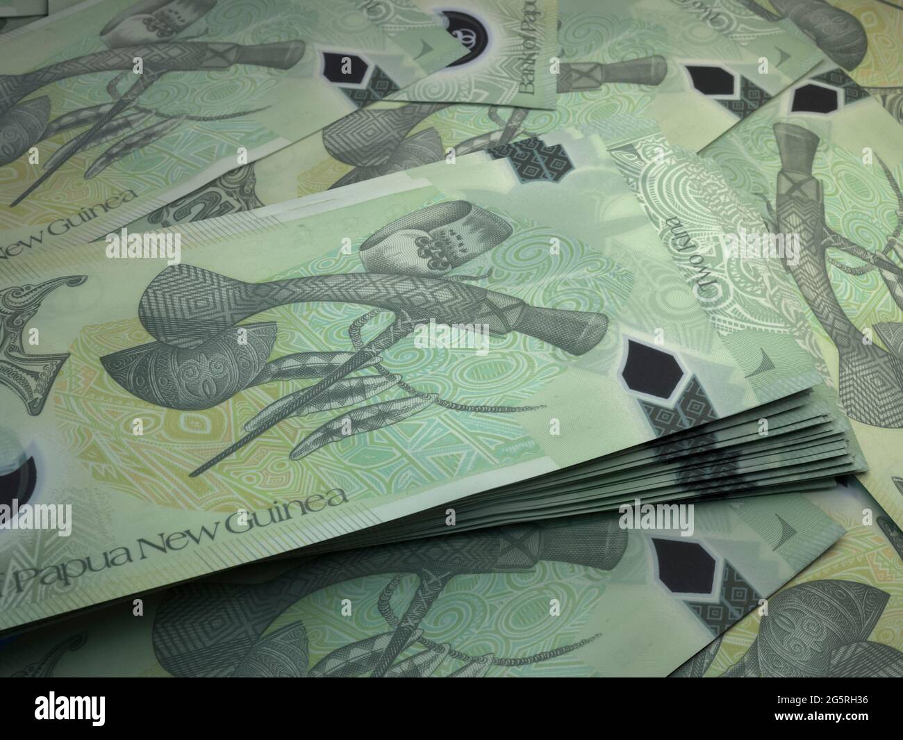 Money of Papua New Guinea. Papua New Guinean kina bills. PGK banknotes ...