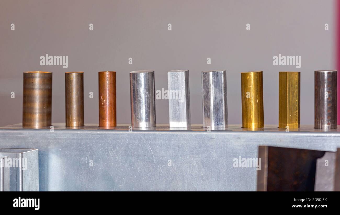 Collection of Pipe Tube Metal Material Various Selection Stock Photo ...