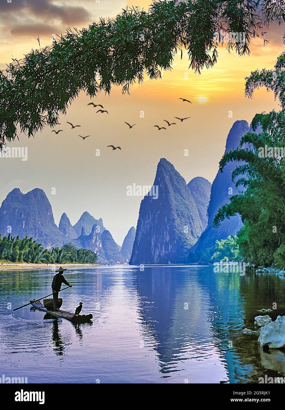 China-Guangxi ProvinceGuilin City Li Jian River Stock Photo - Alamy