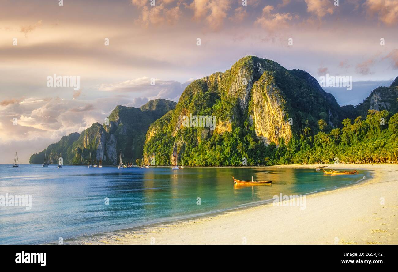 Thailand-Krabi Province Phi Phi Don Island Stock Photo - Alamy