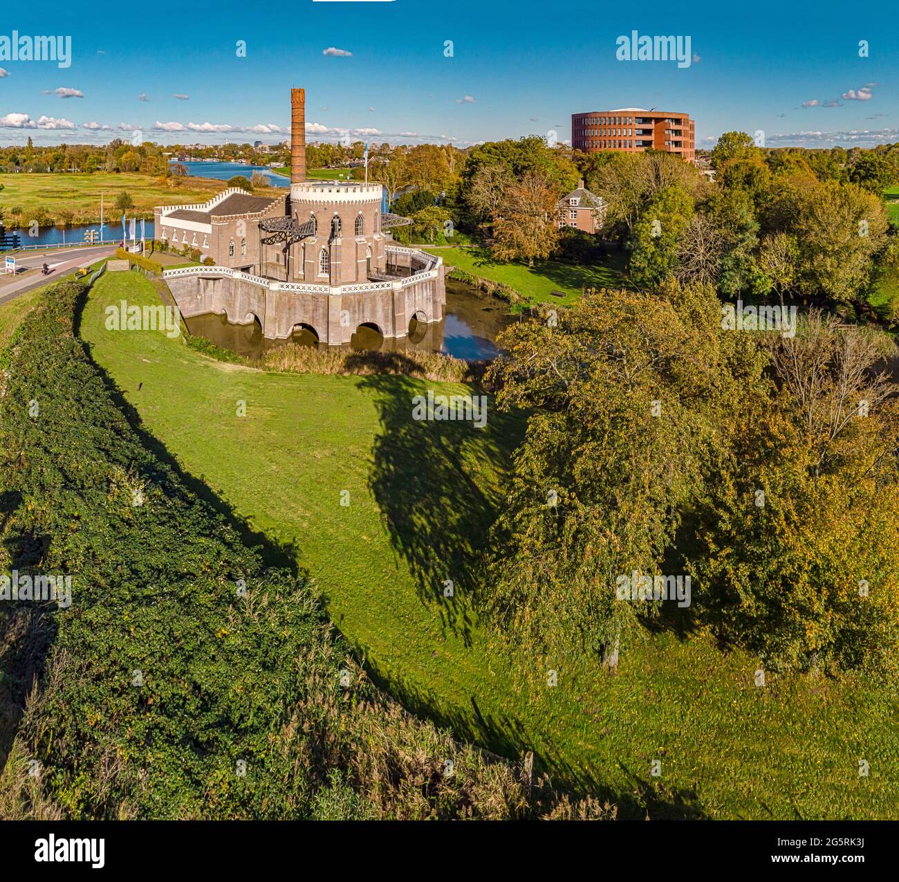 Steam powered water pumping station called Cruquius Stock Photo - Alamy