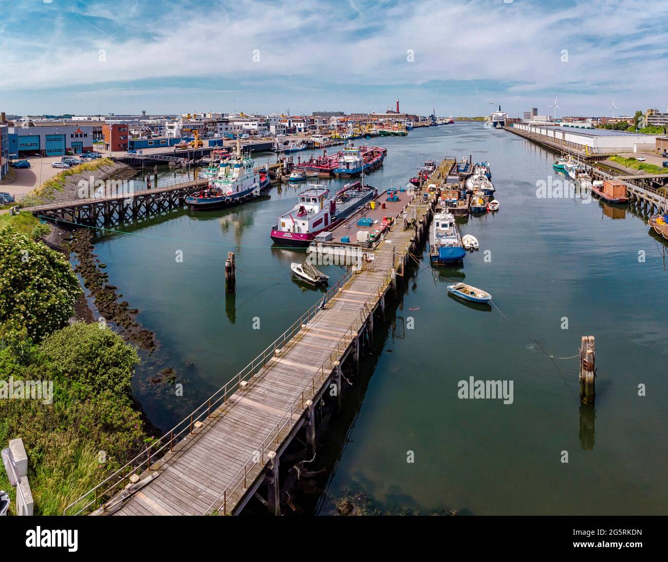 The fishing port Stock Photo - Alamy
