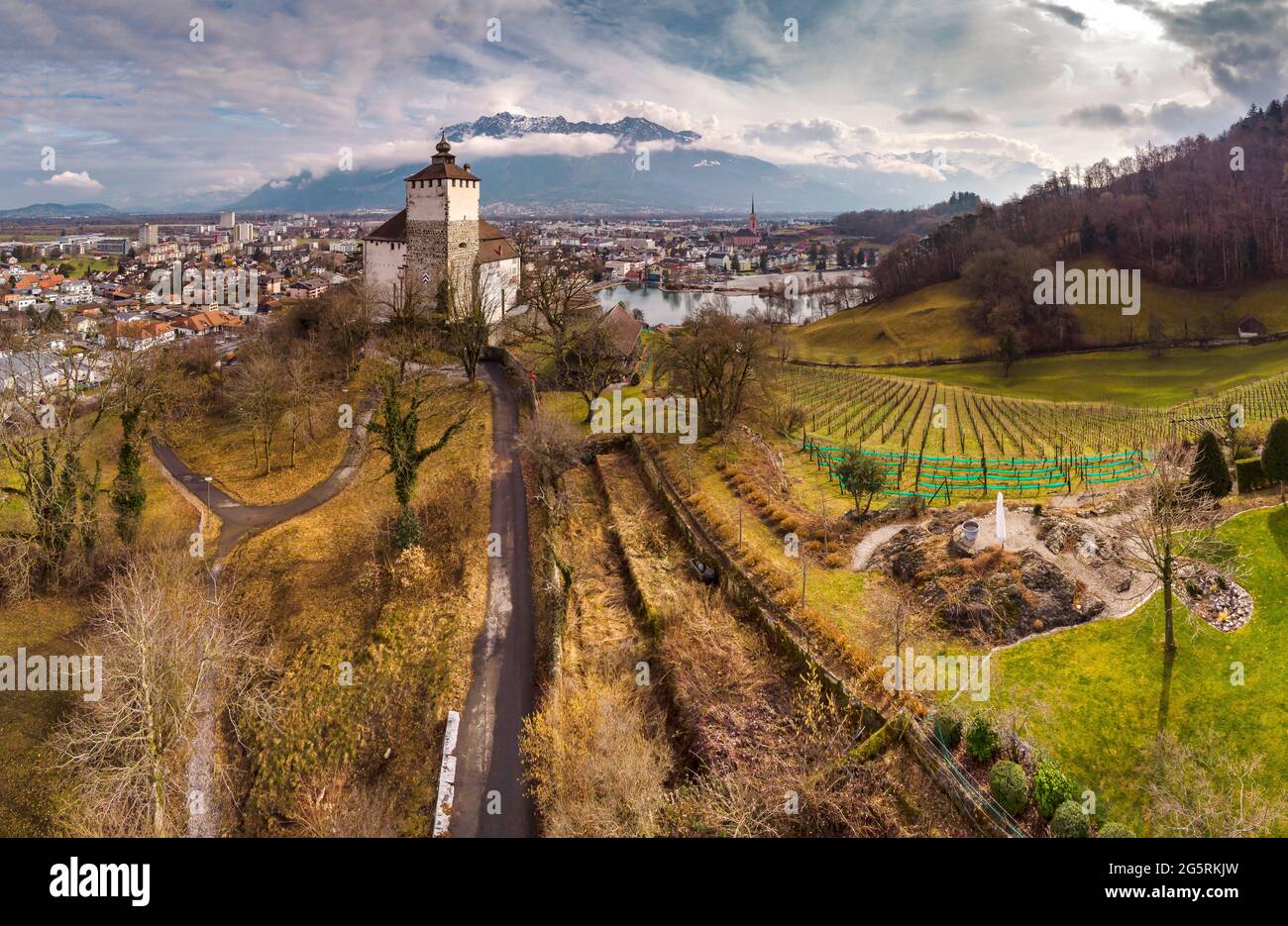 Werdenberg castle village hi-res stock photography and images - Alamy