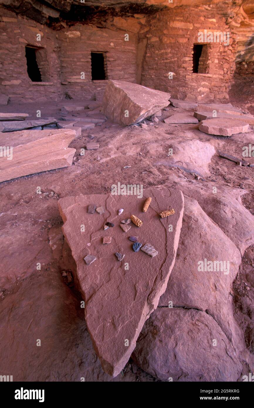USA, Southwest, Colorado Plateau, Utah, Cedar Mesa, Bear ears National ...