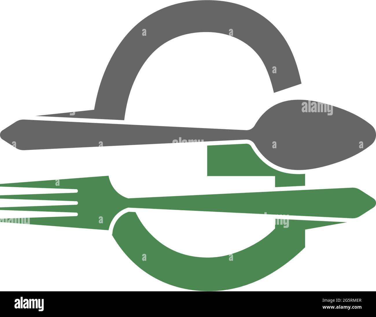 Letter G with fork and spoon logo icon design vector illustration Stock ...