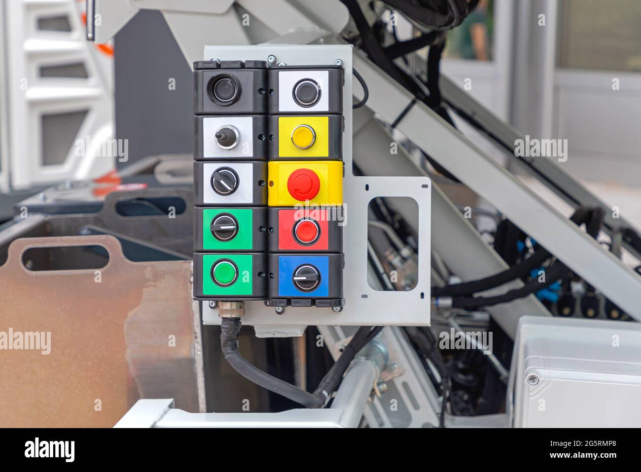 Garbage Truck Operation Heavy Duty Control Panel Stock Photo - Alamy