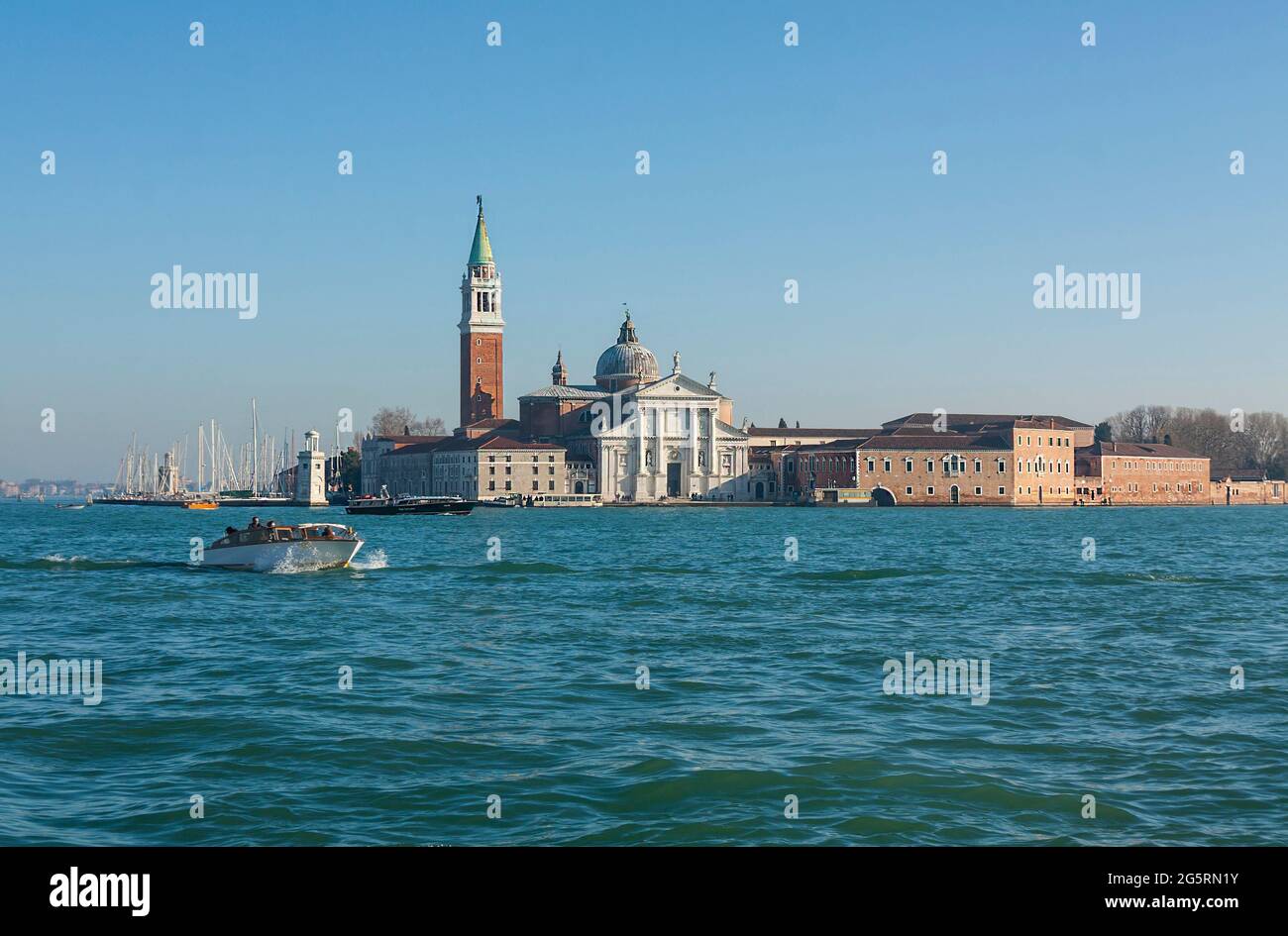 St. George island, Isola di San Giorgio Maggiore, Venice, Italy Stock ...