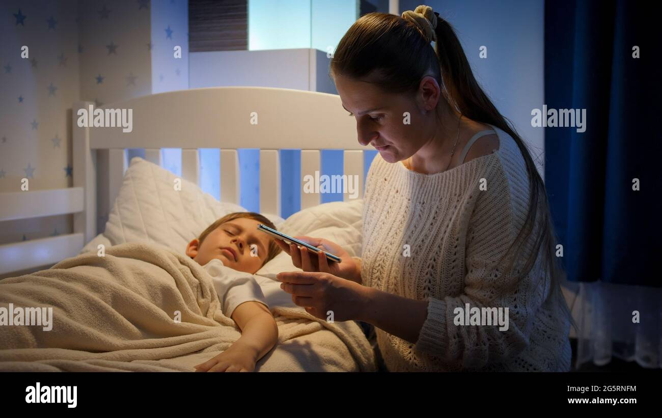 Child phone call talking worried hi-res stock photography and images ...