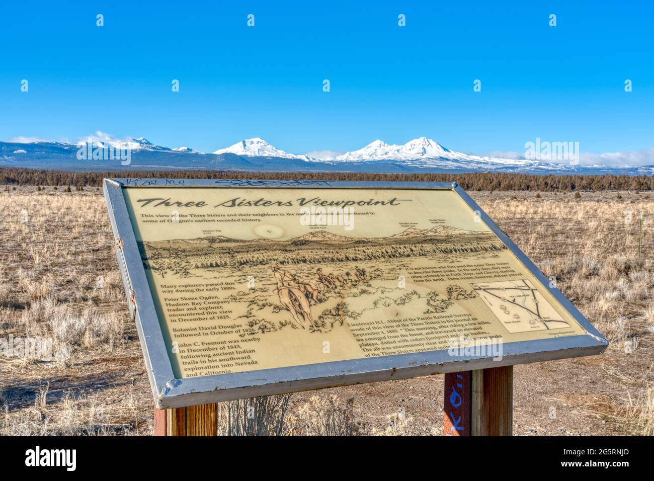 Three sisters mountains oregon hi-res stock photography and images - Alamy