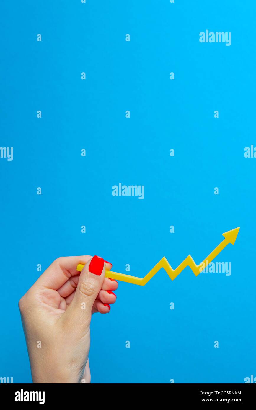 Inflation, dollar hyperinflation. Rising prices. Banner with blue ...