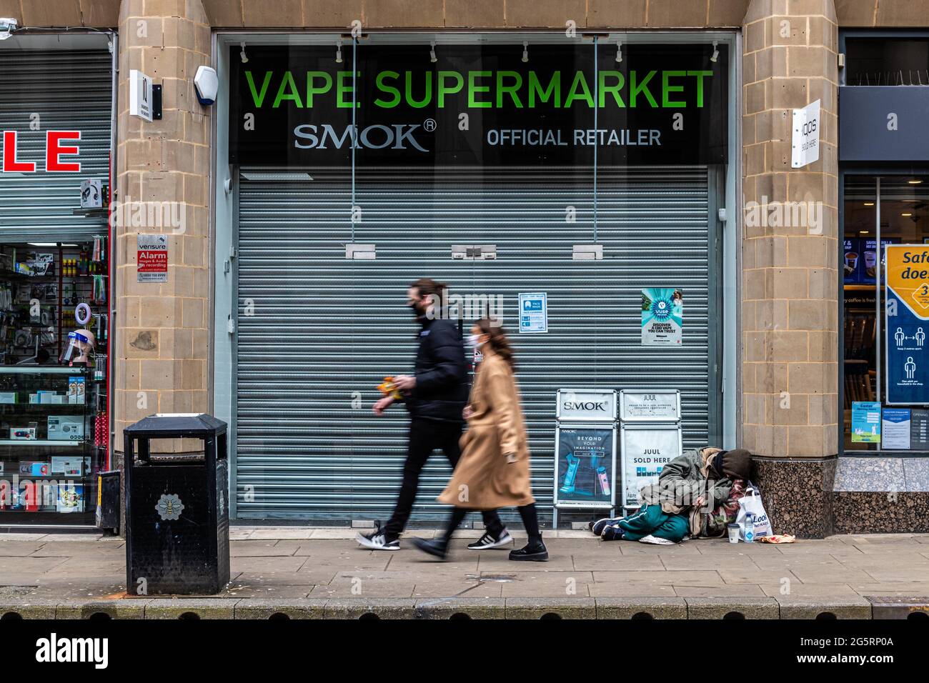 Manchester homeless 2021 hi-res stock photography and images - Alamy