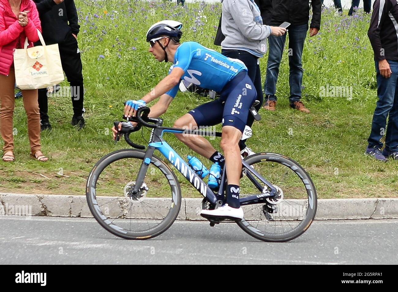 Carlos Verona of Movistar Team during the Tour de France 2021, Cycling ...