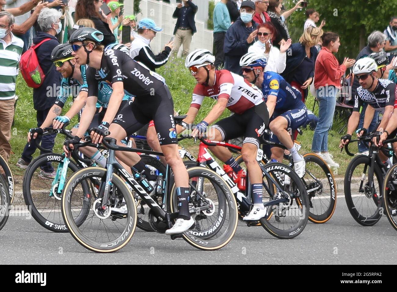 Toms Skujins of Trek-Segafredo during the Tour de France 2021, Cycling ...