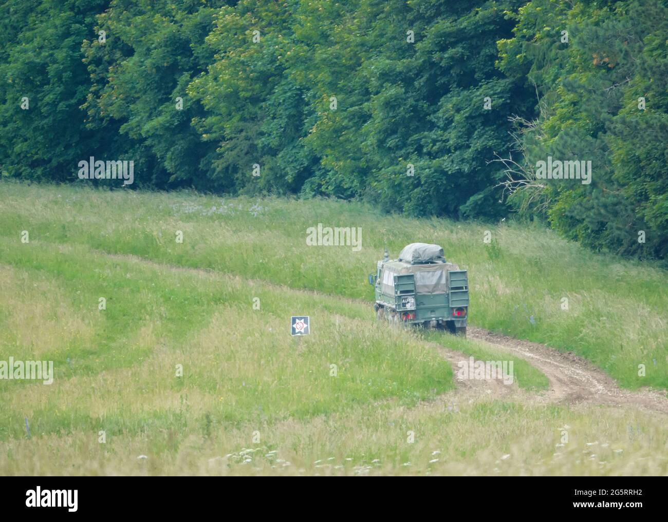A British army Steyr-Daimler-Puch - BAE Systems Pinzgauer high-mobility ...