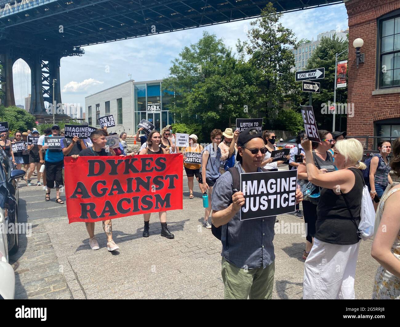 "Break the Chains - Justice Is Love"march for unity getting ready to ...