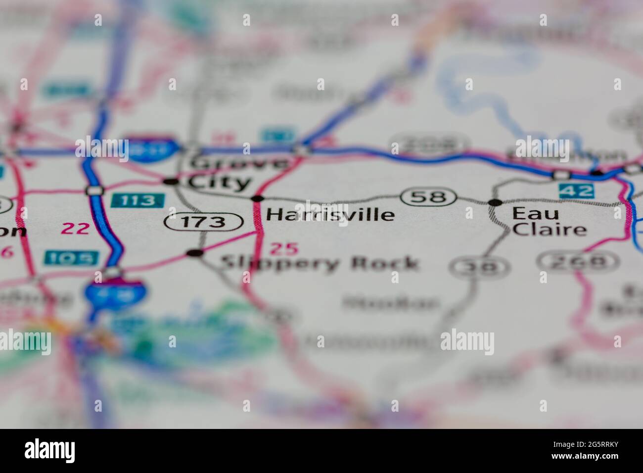 Map of harrisville hi-res stock photography and images - Alamy