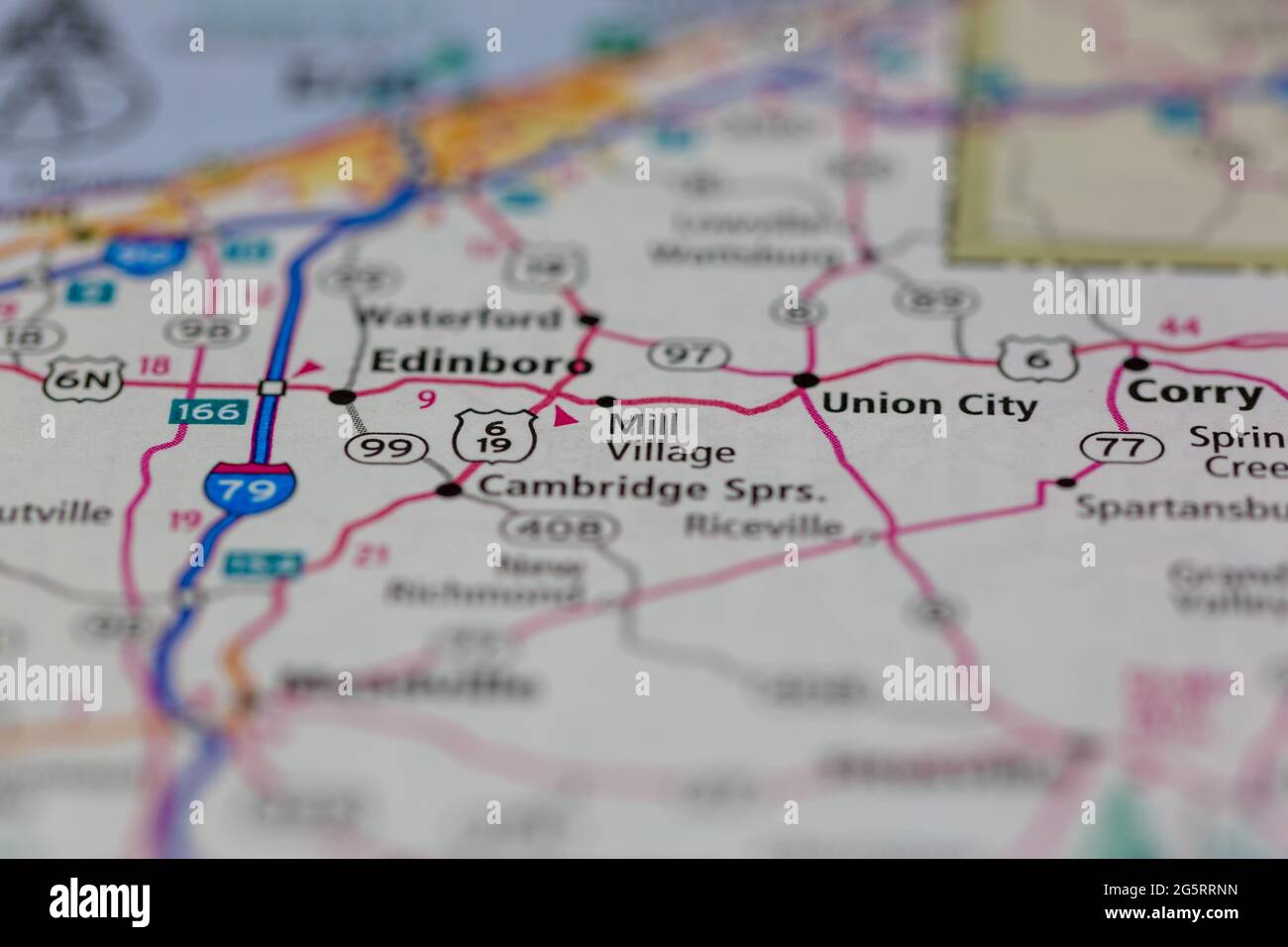 Map of village hi-res stock photography and images - Alamy