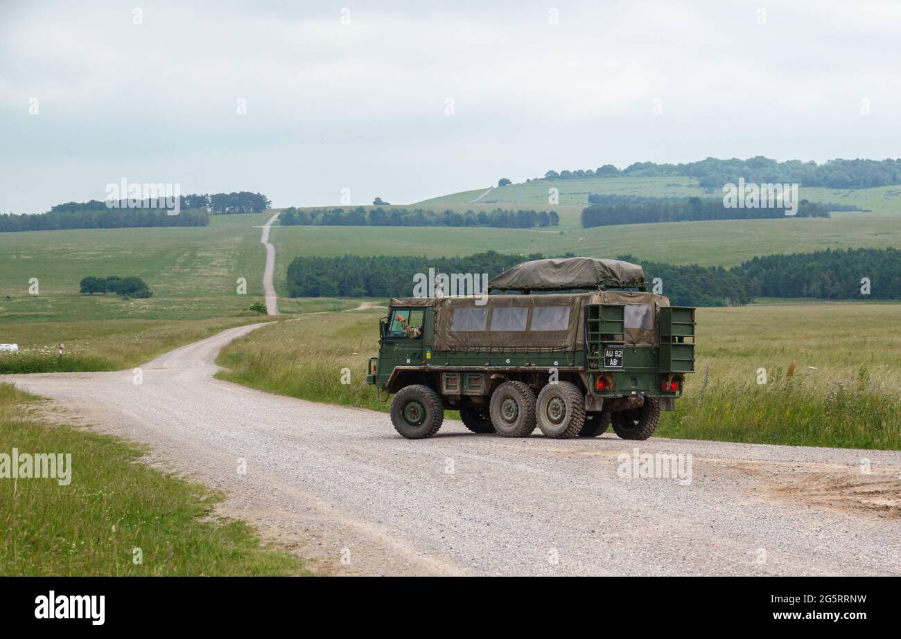 A British army Steyr-Daimler-Puch - BAE Systems Pinzgauer high-mobility ...