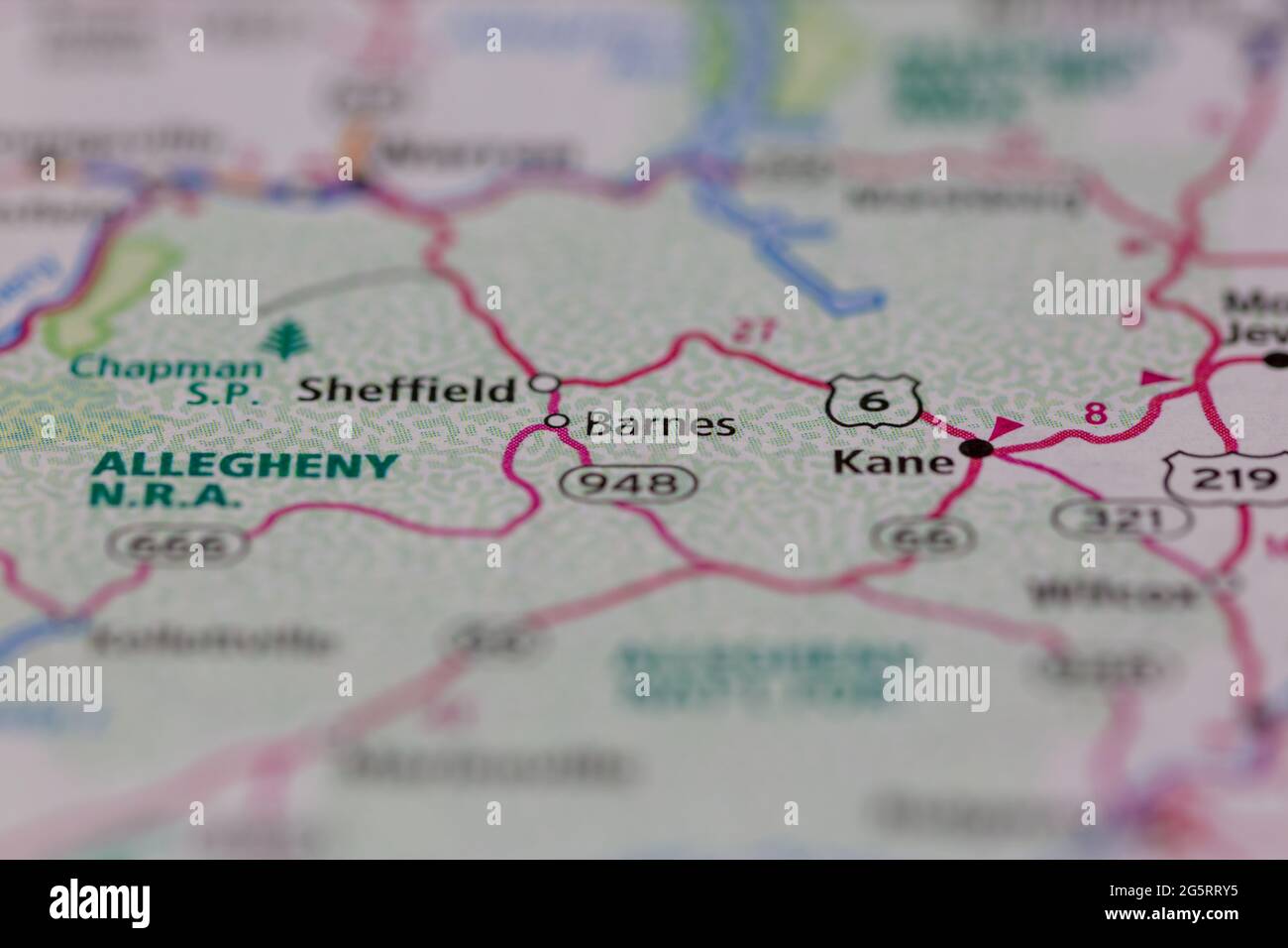 Barnes pennsylvania map hi-res stock photography and images - Alamy