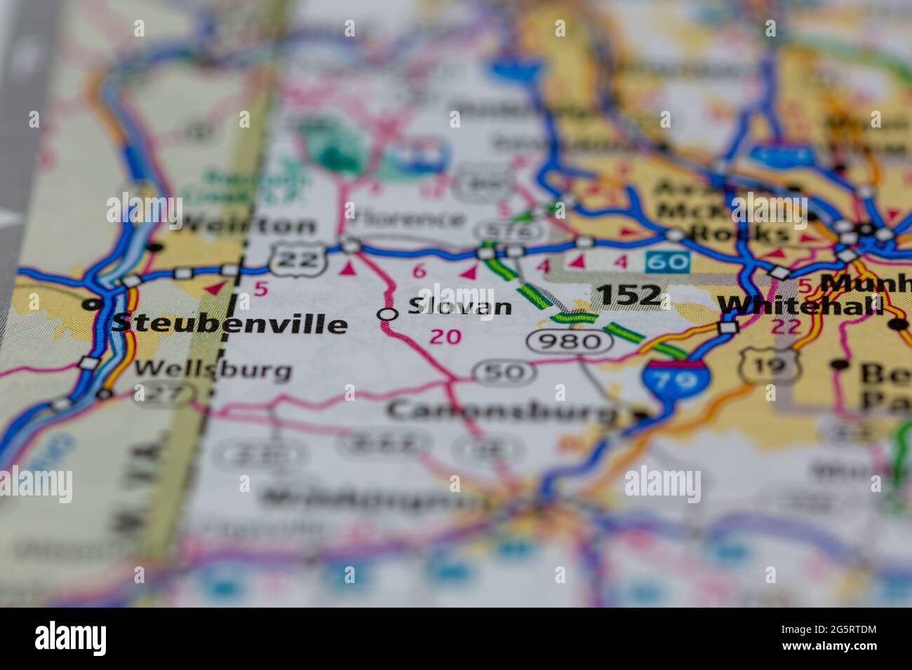 Map of slovan hi-res stock photography and images - Alamy