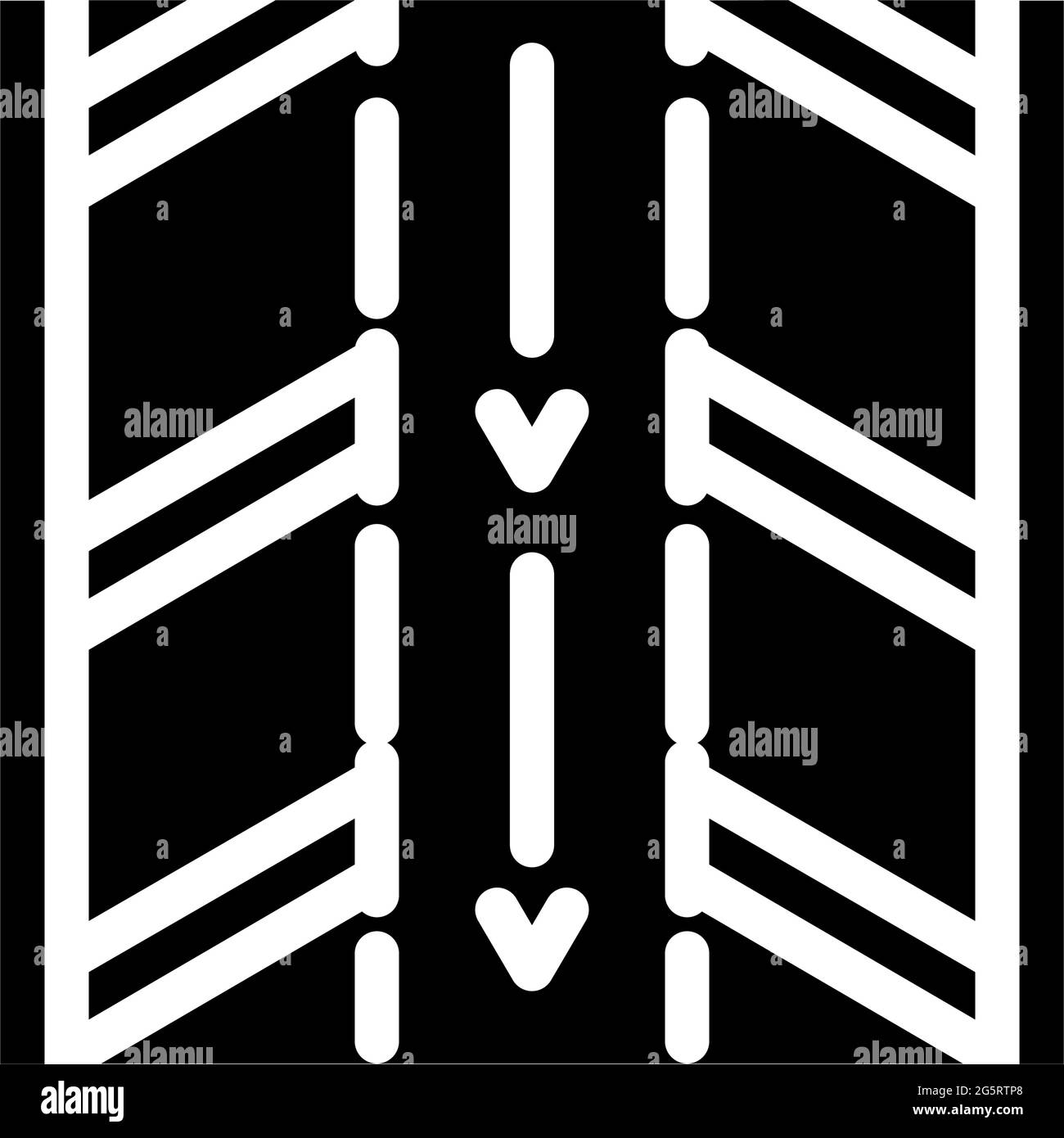 Car with road direction arrows Cut Out Stock Images & Pictures - Alamy