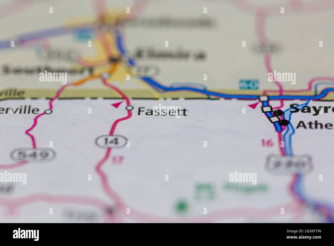 Map of fassett hi-res stock photography and images - Alamy