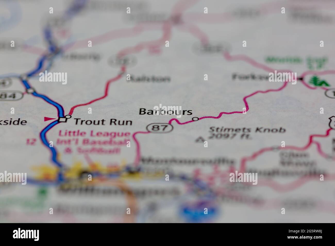 Barbours map hi-res stock photography and images - Alamy