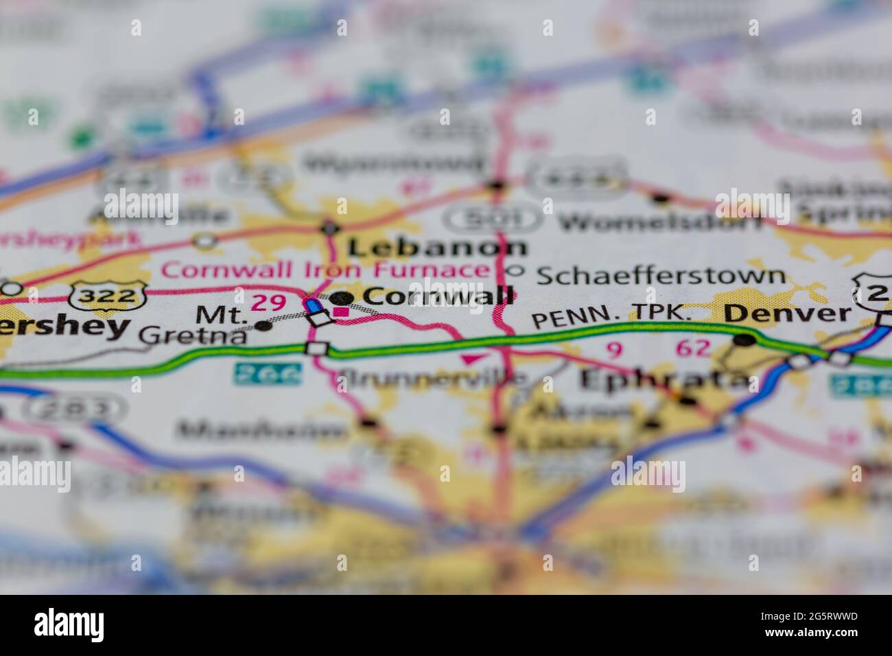 Cornwall map hi-res stock photography and images - Alamy