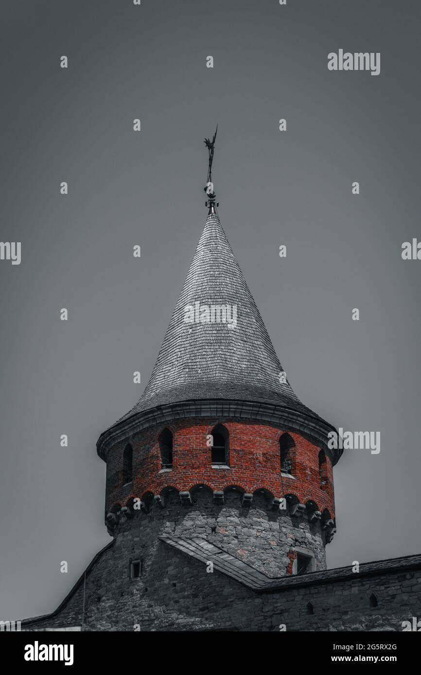 tower of the castle Stock Photo - Alamy