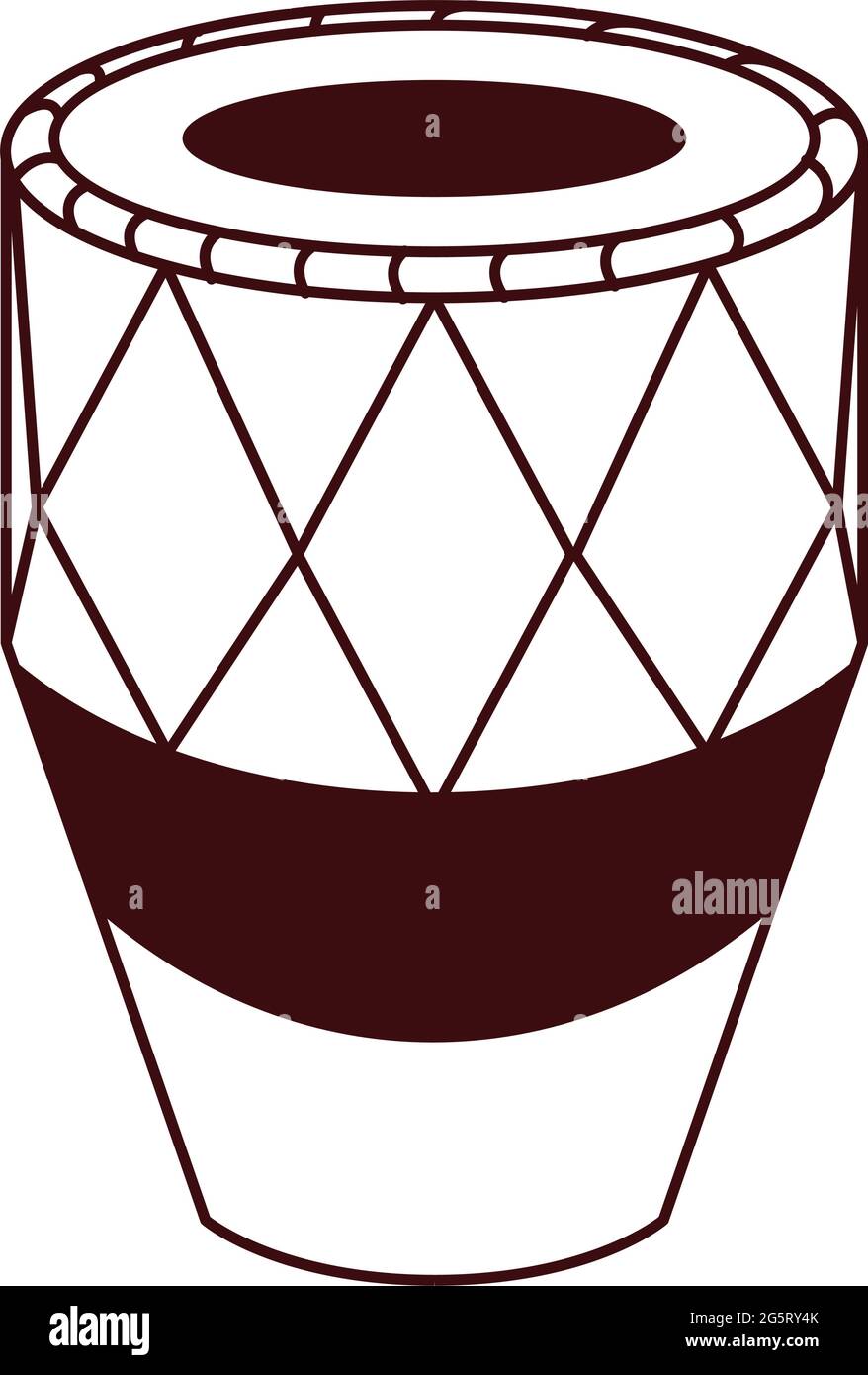 india drum instrument Stock Vector Image & Art - Alamy
