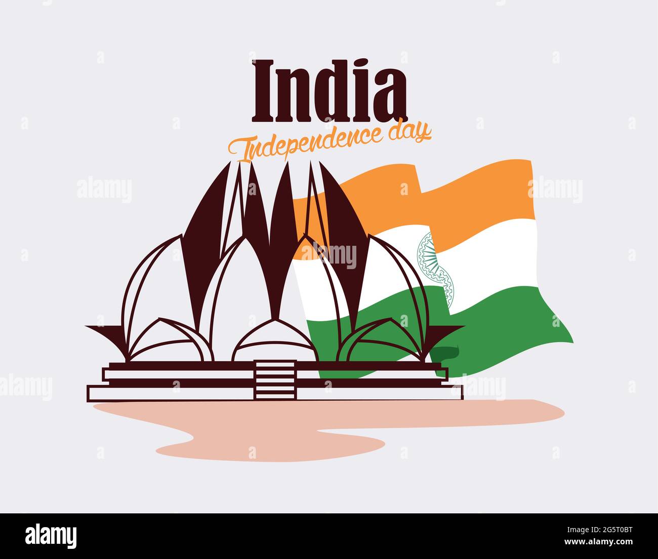 india independence lettering postcard Stock Vector Image & Art - Alamy