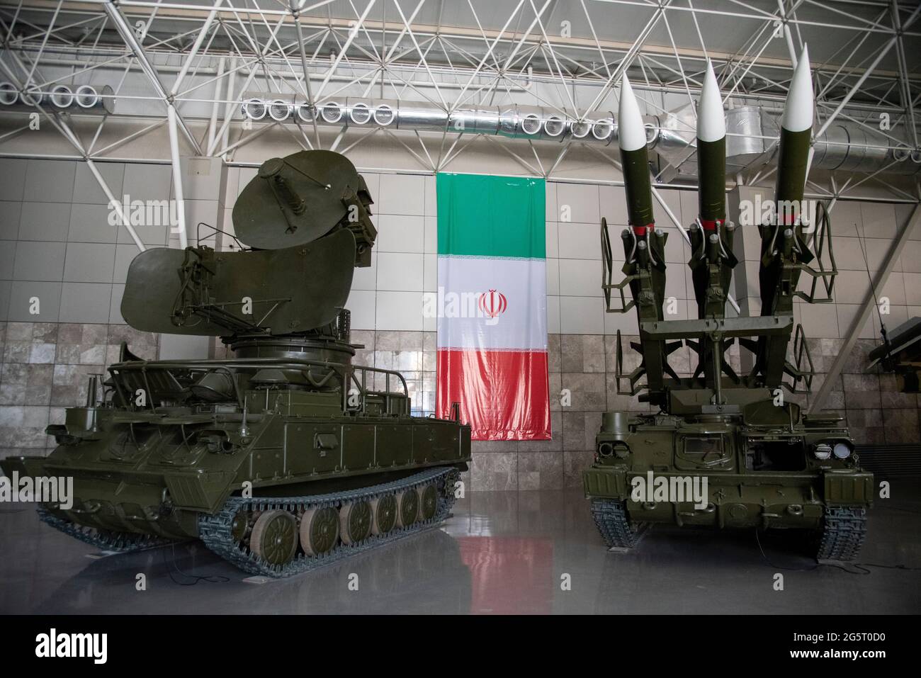 Tehran, Iran. 28th June, 2021. The Kvadrat or SAM-6, an Iranian air ...